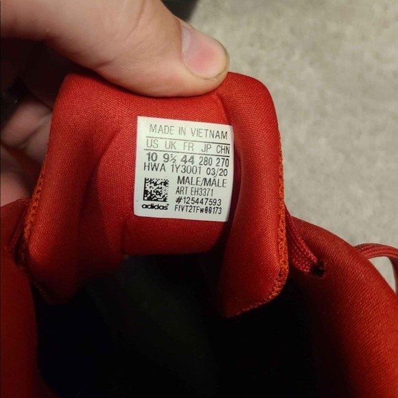 adidas | Shoes | Mens Red Adidas Running Shoes | Poshmark